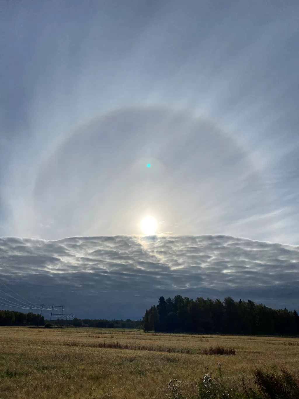 Kaunis auringon halo | Päivämies
